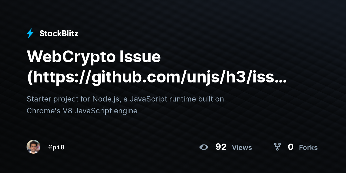 Webcrypto Issue Unjsh3issues337 Brc Ddiron Webcrypto 
