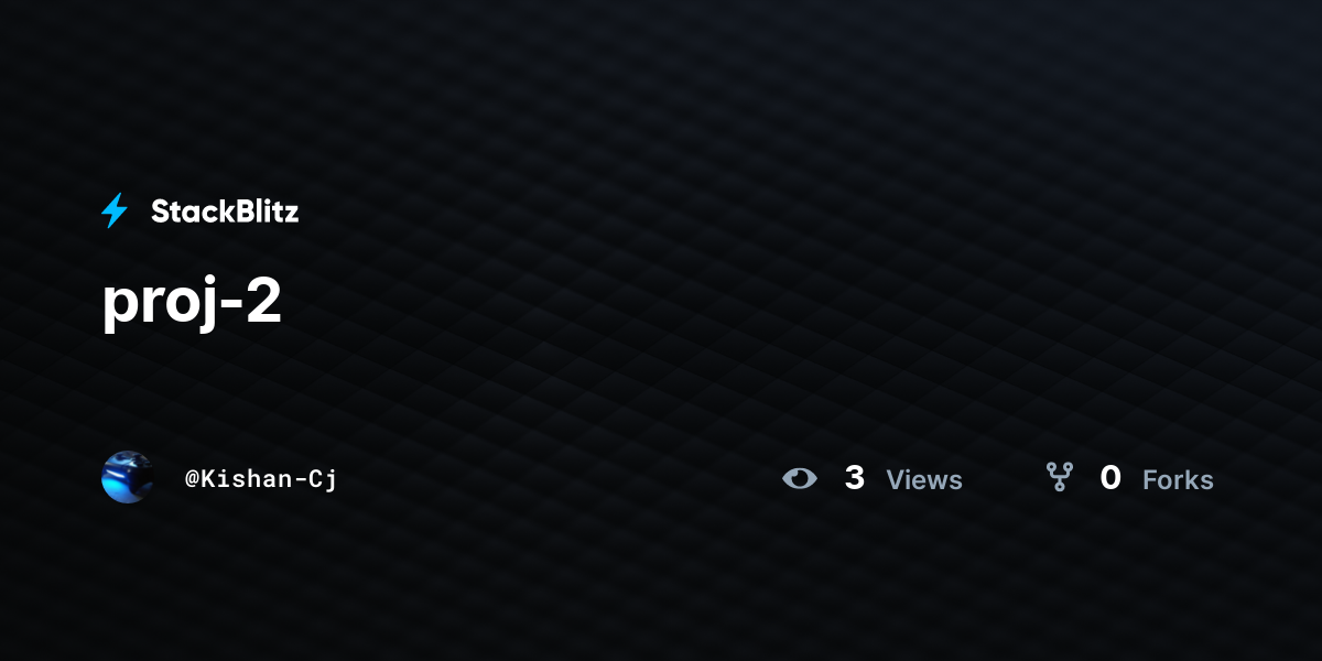proj-2 - StackBlitz