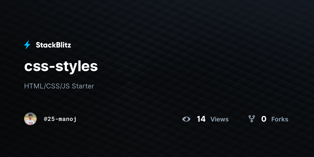 css-styles - StackBlitz