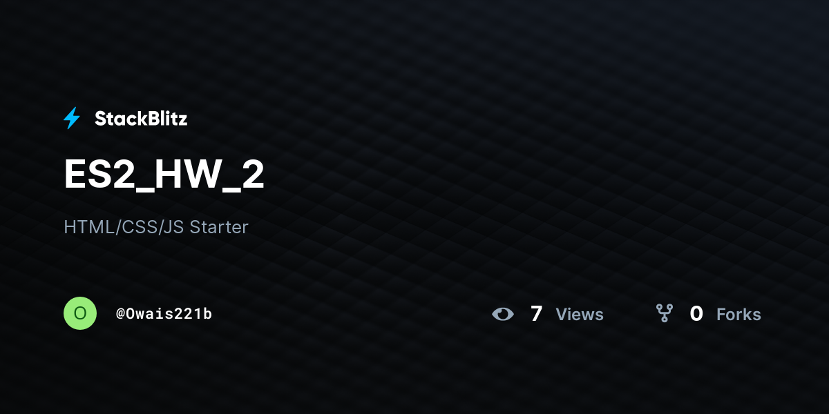 ES2_HW_2 - StackBlitz