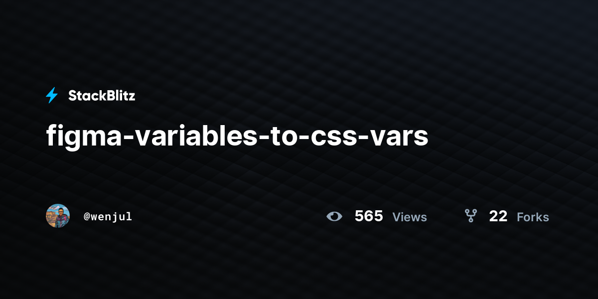 figma-variables-to-css-vars - StackBlitz figma-variables-to-css-vars - StackBlitz
