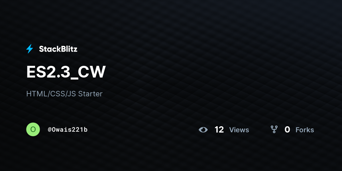 ES2.3_CW - StackBlitz