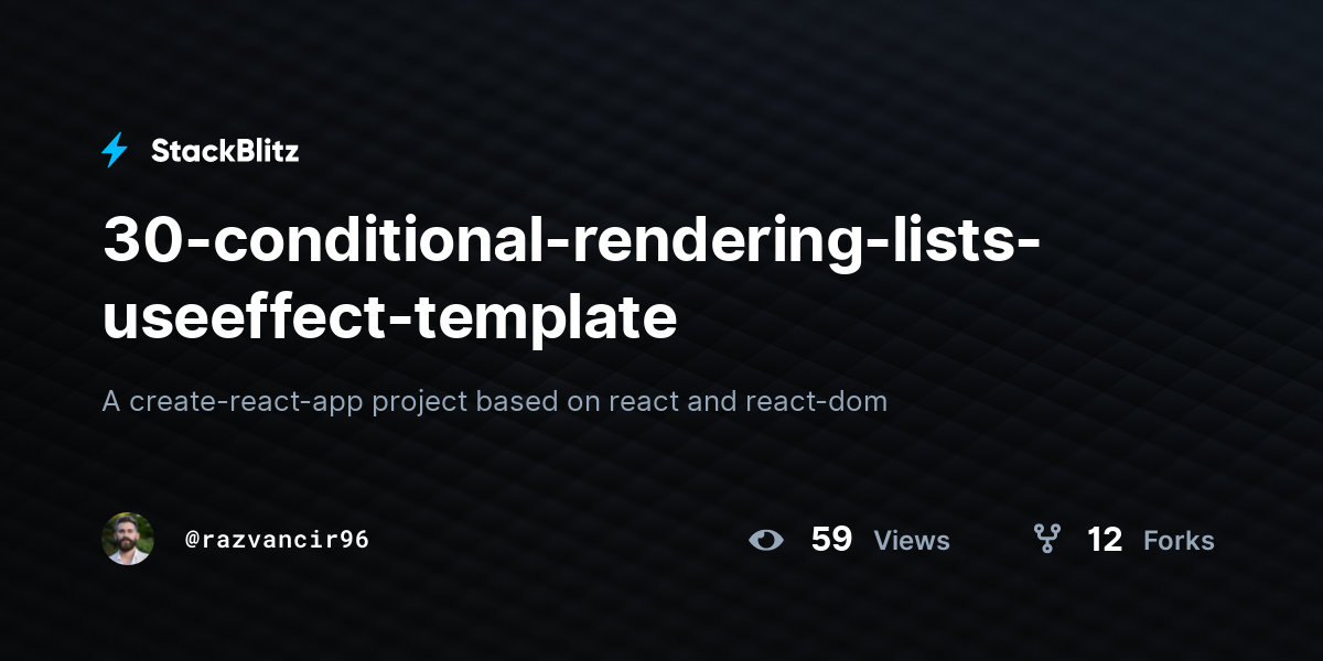 30-conditional-rendering-lists-useeffect-template - StackBlitz