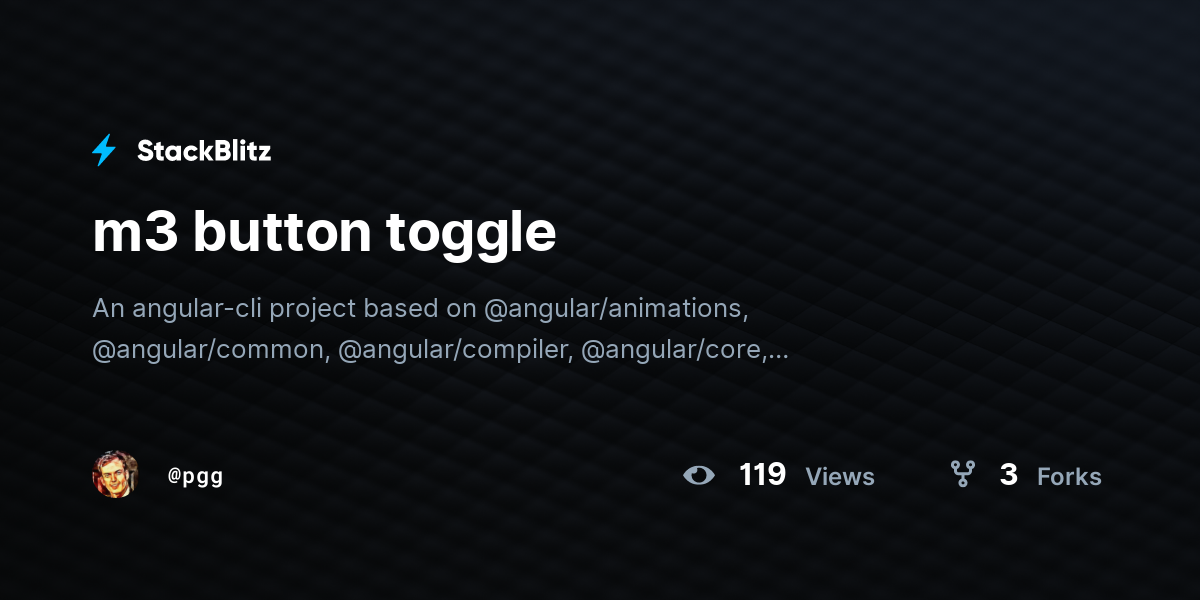 m3 button toggle - StackBlitz