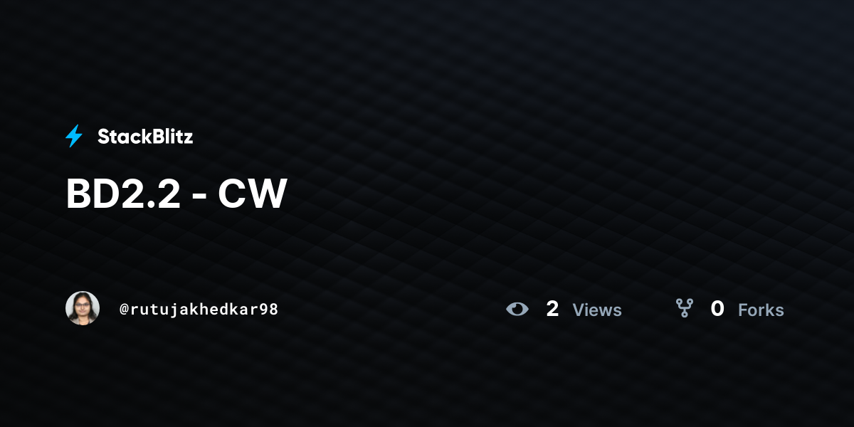 Bd2 2 Cw Stackblitz