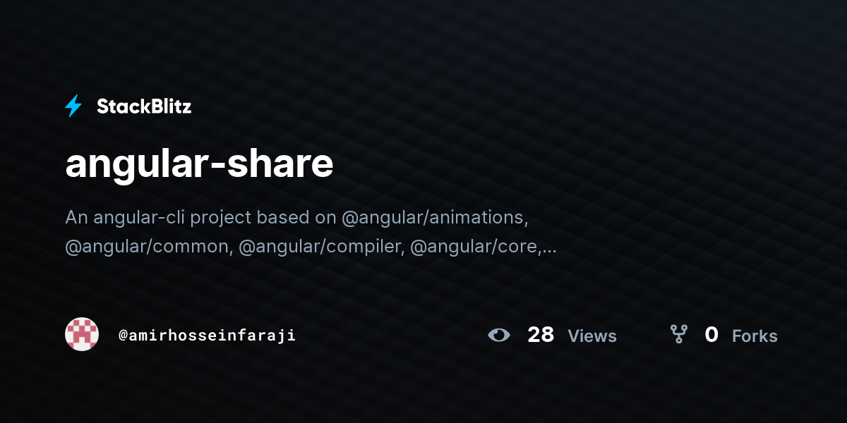 angular-share - StackBlitz