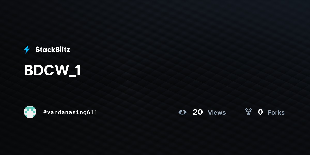 BDCW_1 - StackBlitz
