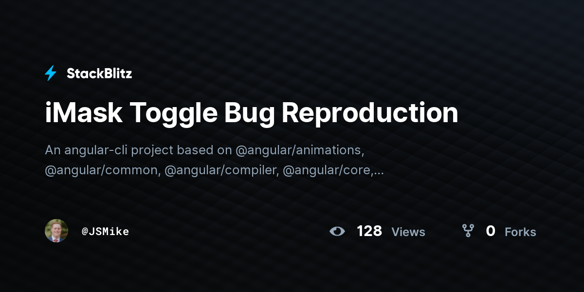 iMask Toggle Bug Reproduction - StackBlitz