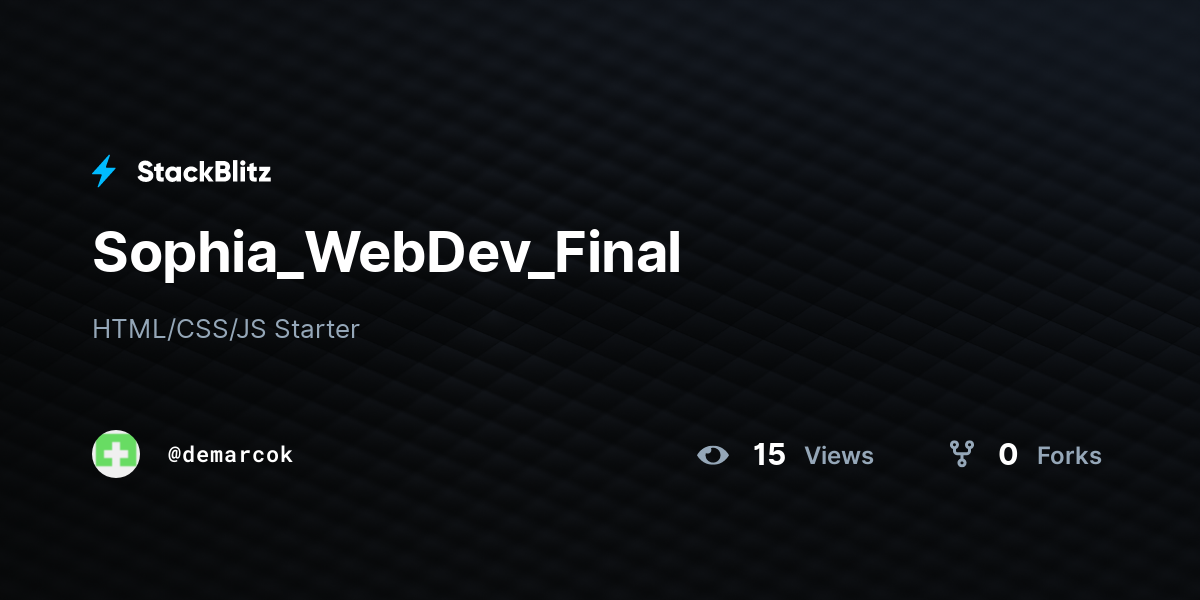 Sophia_WebDev_Final - StackBlitz