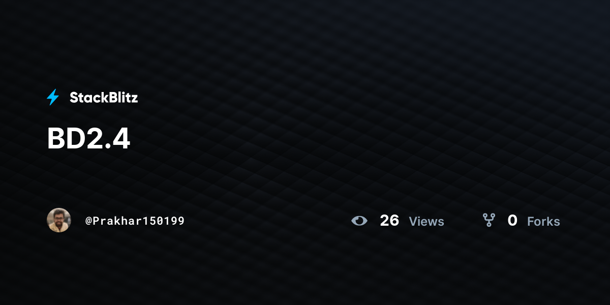 BD2.4 - StackBlitz