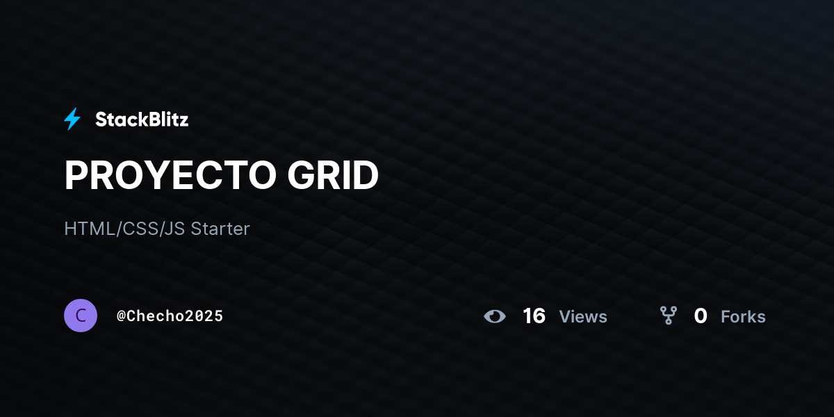 PROYECTO GRID - StackBlitz