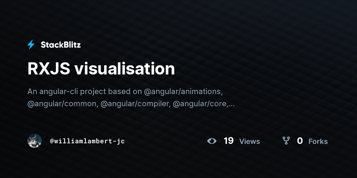 RXJS visualisation - StackBlitz