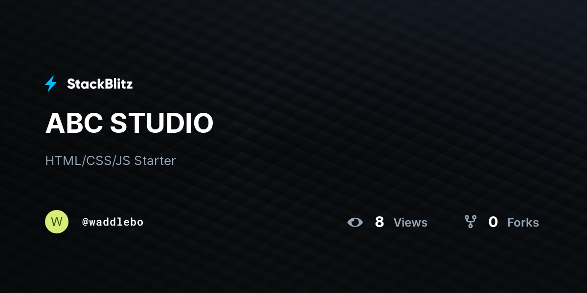 ABC STUDIO - StackBlitz