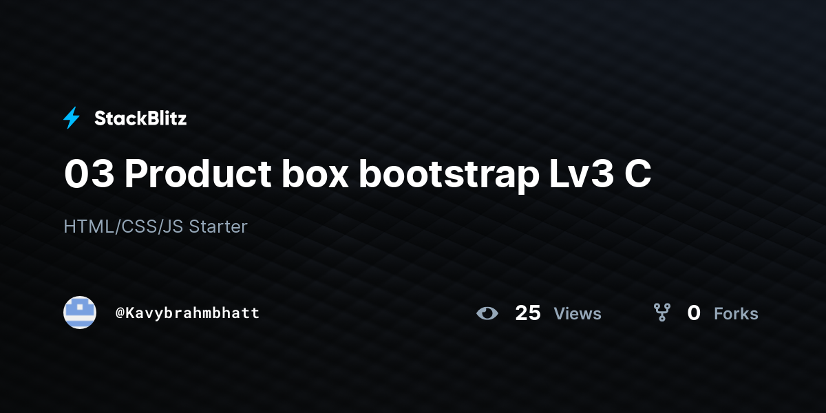 03 Product box bootstrap Lv3 C - StackBlitz