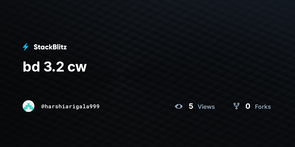 bd 3.2 cw - StackBlitz