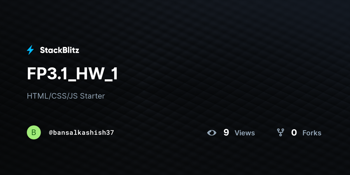 FP3.1_HW_1 - StackBlitz