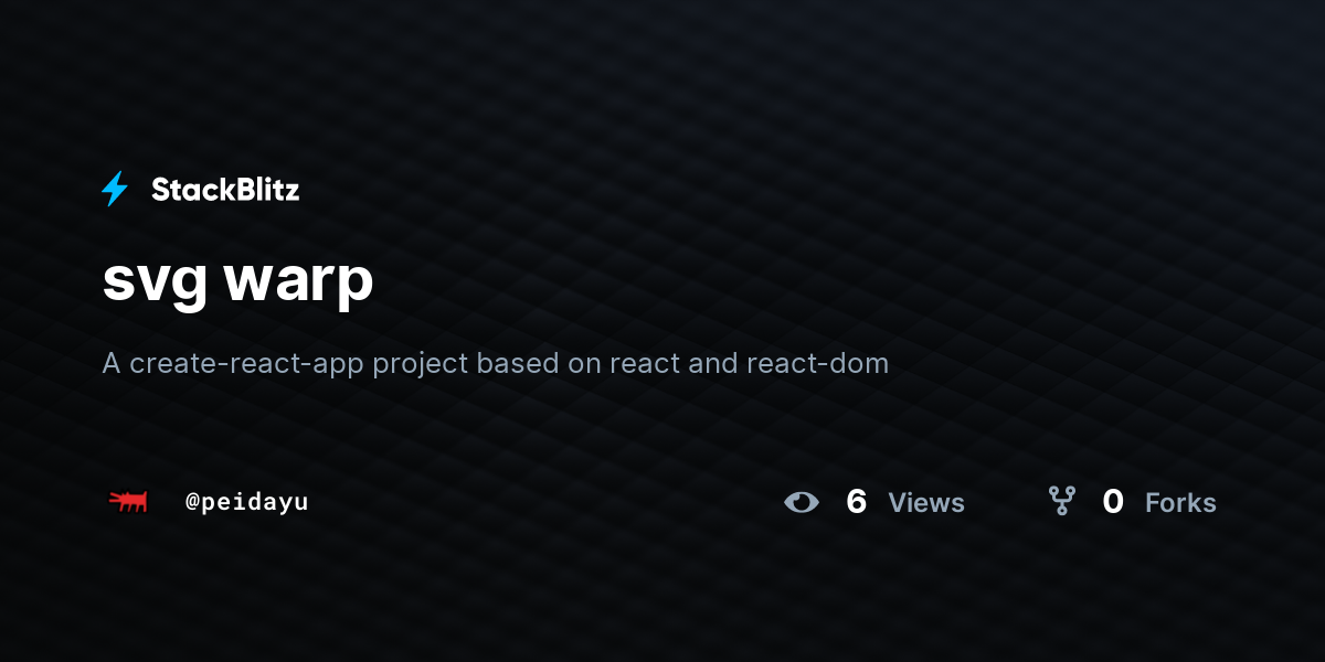 svg warp - StackBlitz