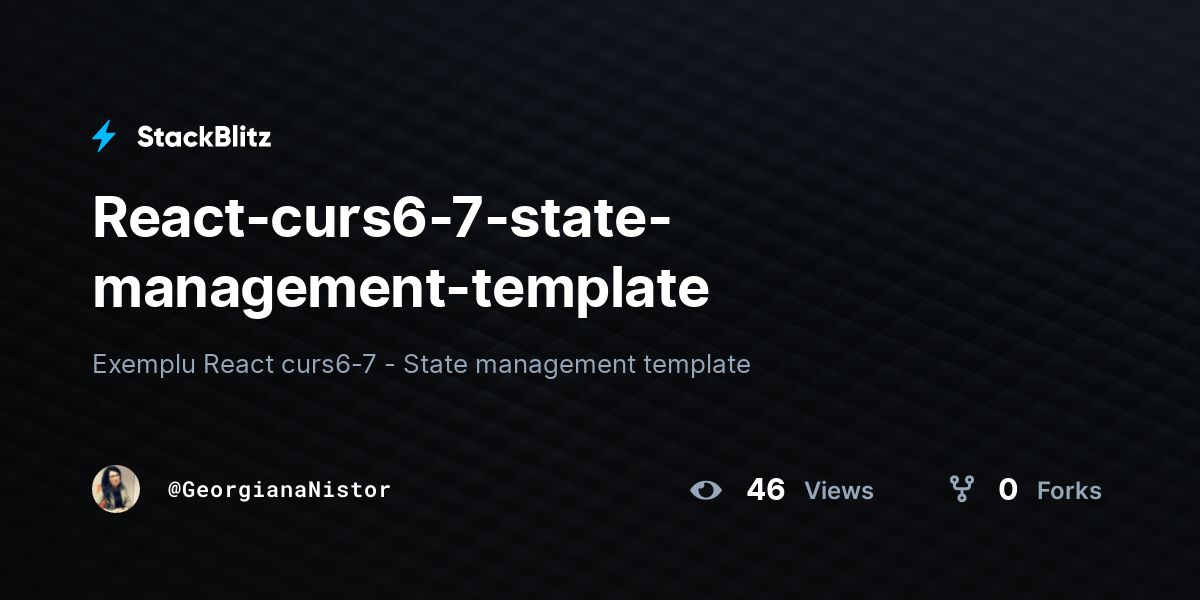 React-curs6-7-state-management-template - StackBlitz