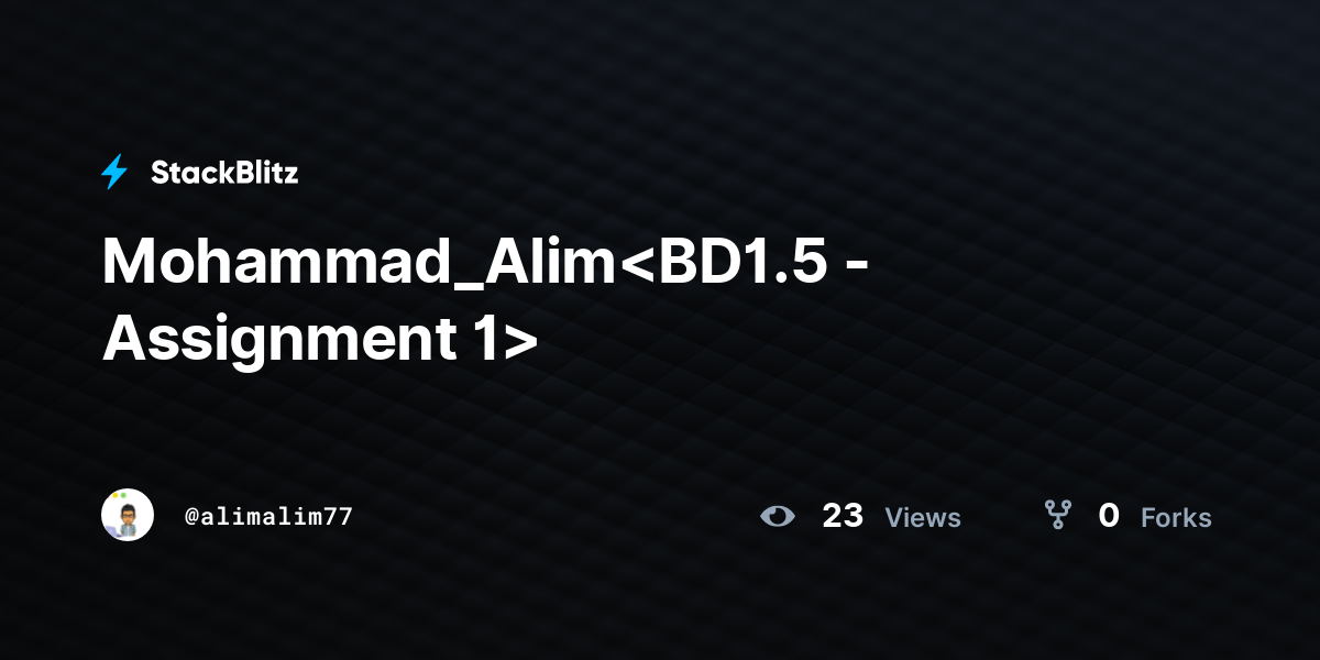 Mohammad_Alim - StackBlitz