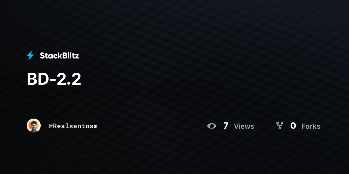 Bd 2 2 Stackblitz