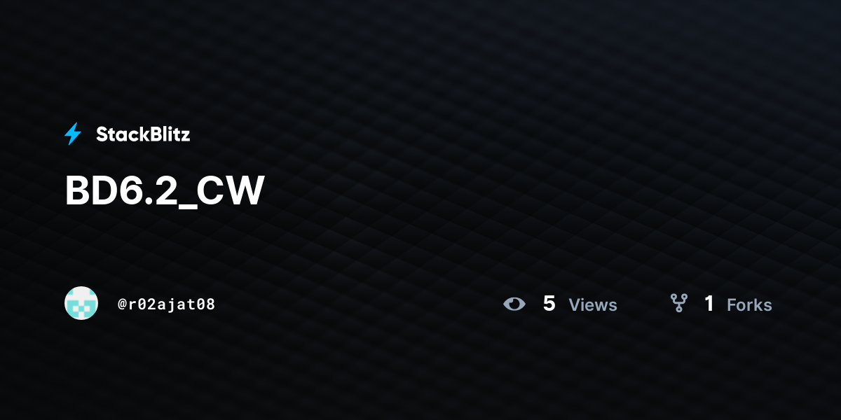 BD6.2_CW - StackBlitz