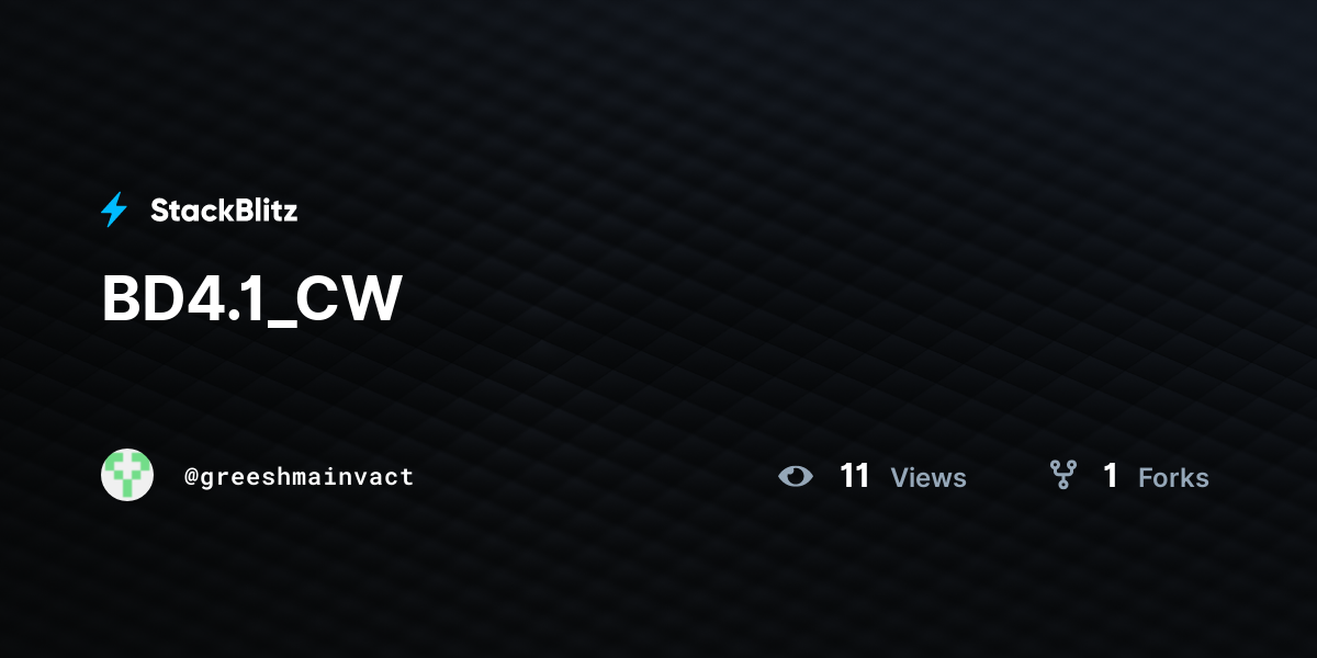 BD4.1_CW - StackBlitz