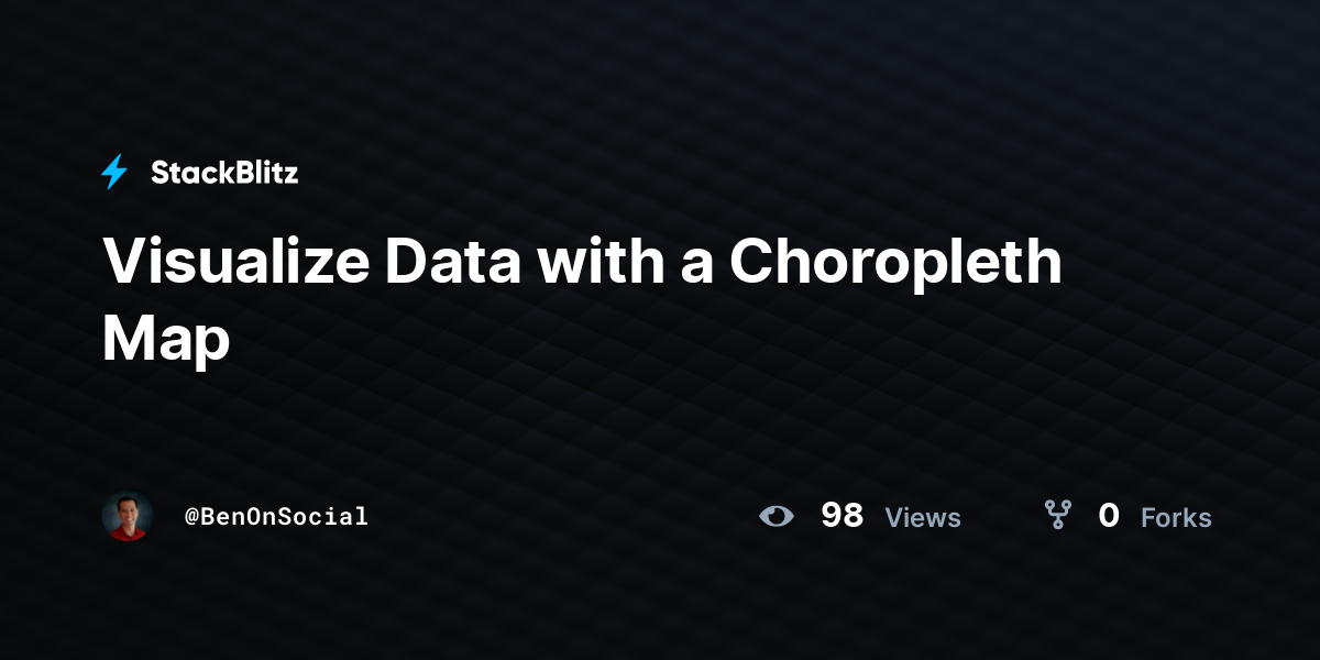Visualize Data with a Choropleth Map - StackBlitz