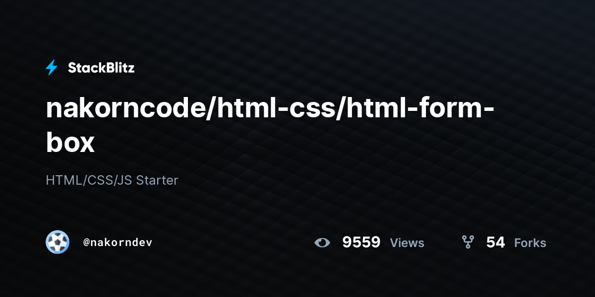 nakorncode/html-css/html-form-box - StackBlitz