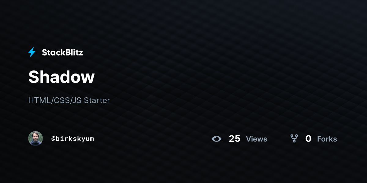 Shadow - StackBlitz