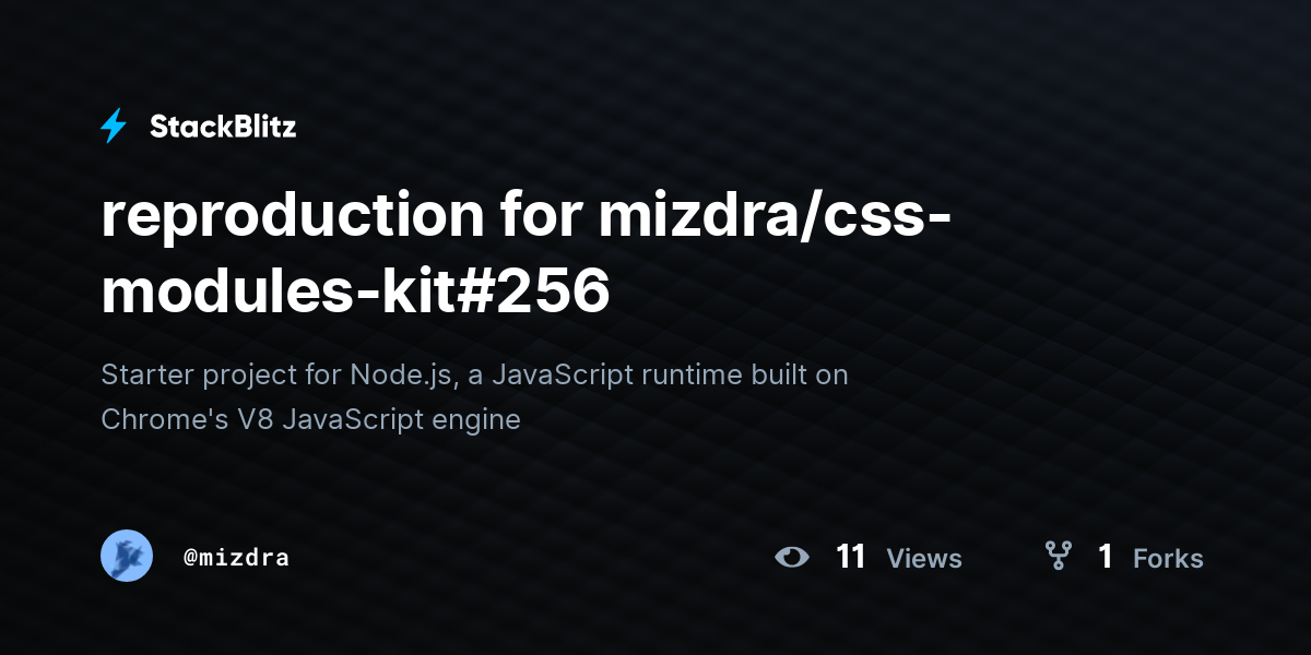 reproduction for mizdra/css-modules-kit#256 - StackBlitz