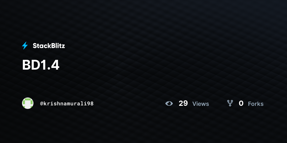BD1.4 - StackBlitz