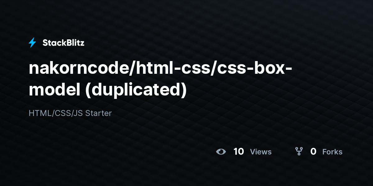 nakorncode/html-css/css-box-model (duplicated) - StackBlitz