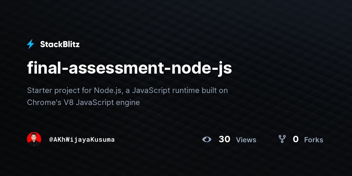 final-assessment-node-js - StackBlitz