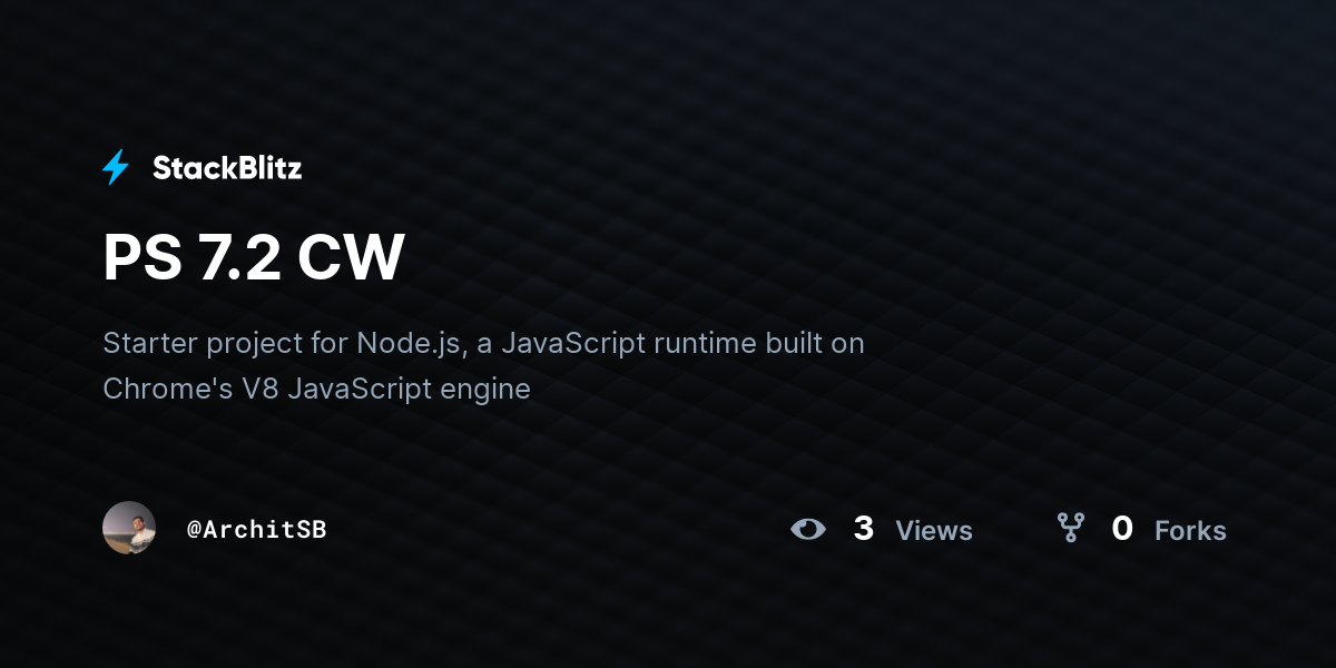 PS 7.2 CW - StackBlitz