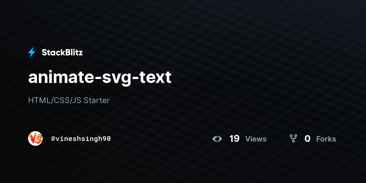 animate-svg-text - StackBlitz