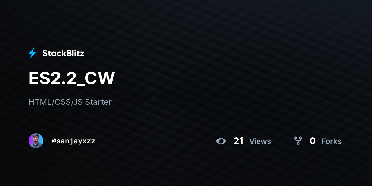 ES2.2_CW - StackBlitz