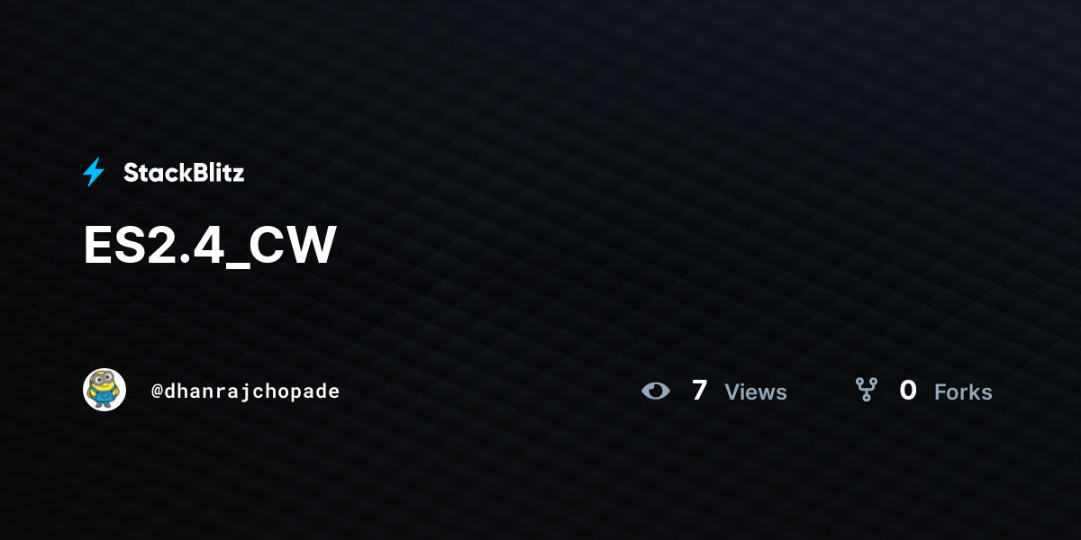 ES2.4_CW - StackBlitz