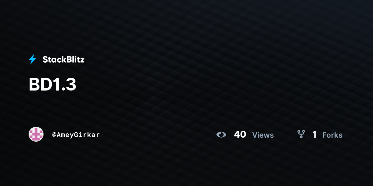 BD1.3 - StackBlitz
