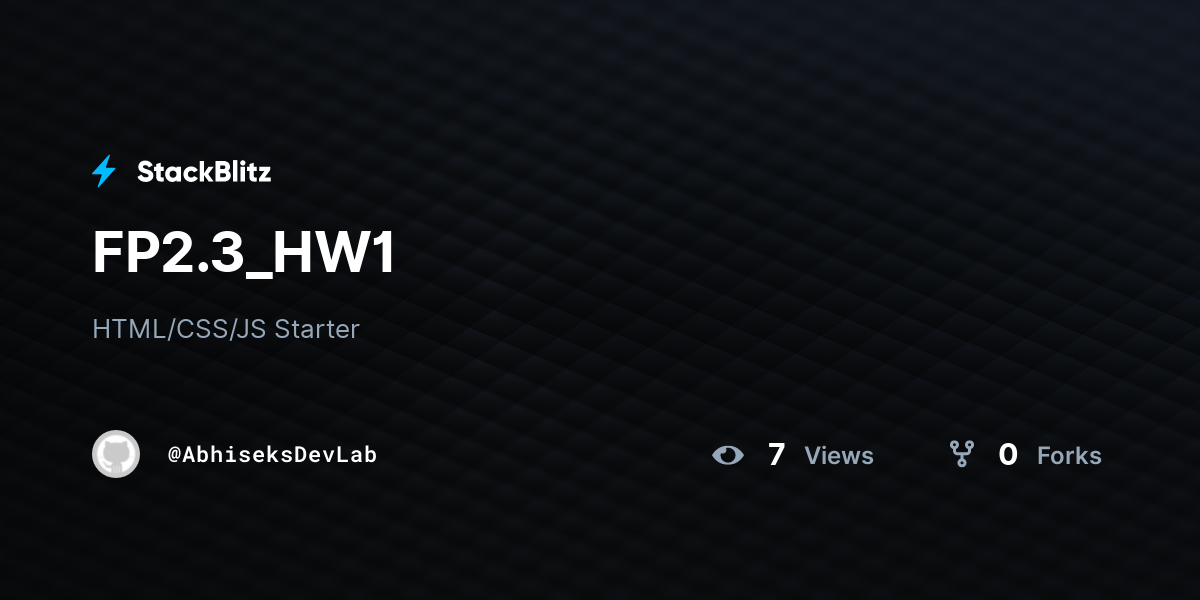 FP2.3_HW1 - StackBlitz