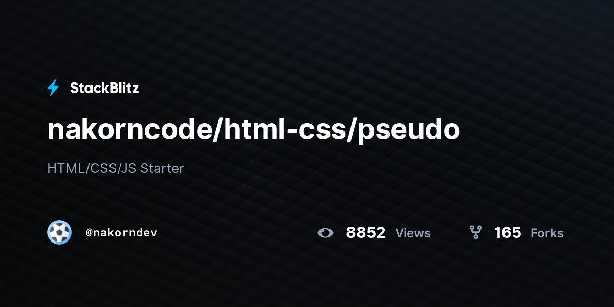 nakorncode/html-css/pseudo - StackBlitz