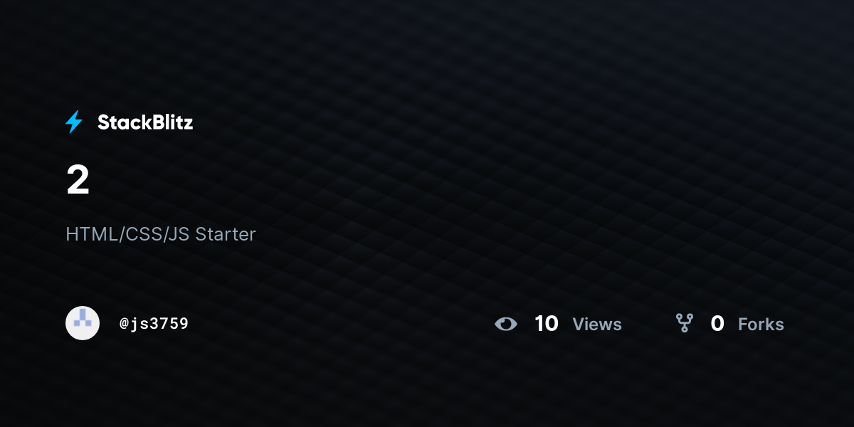 2 - StackBlitz