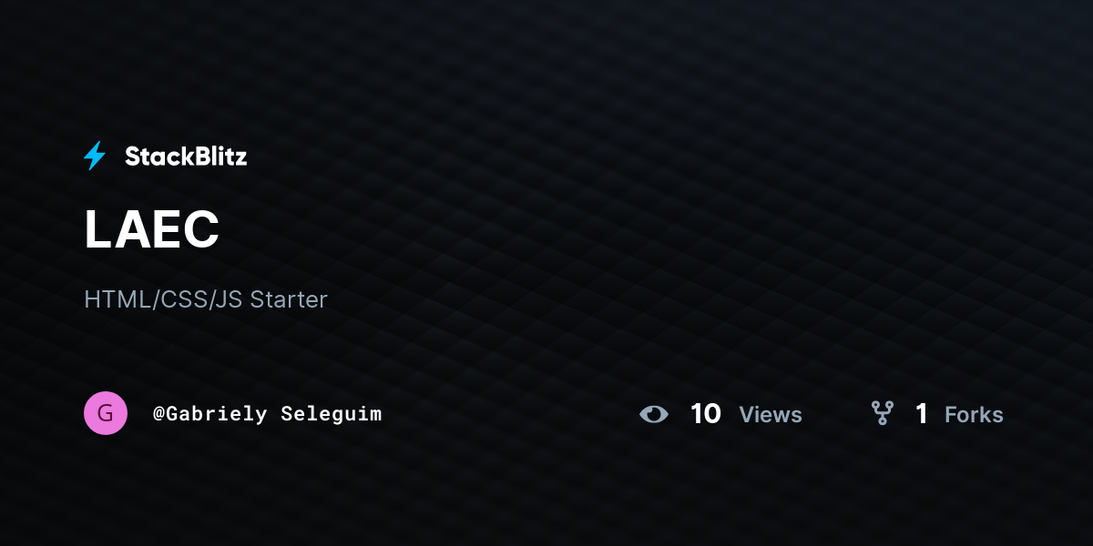 LAEC - StackBlitz