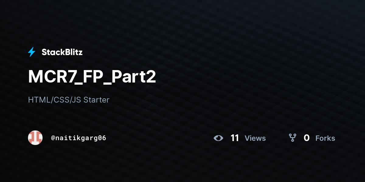 MCR7_FP_Part2 - StackBlitz