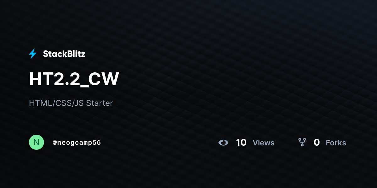 Ht2 2 Cw Stackblitz