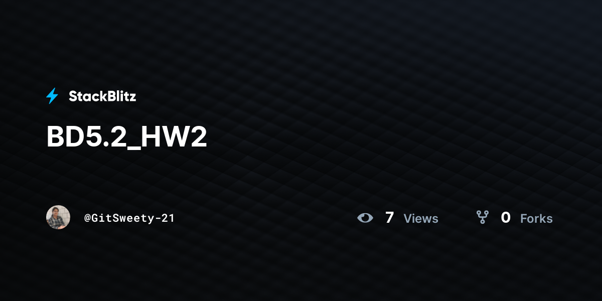 Bd5 2 Hw2 Stackblitz