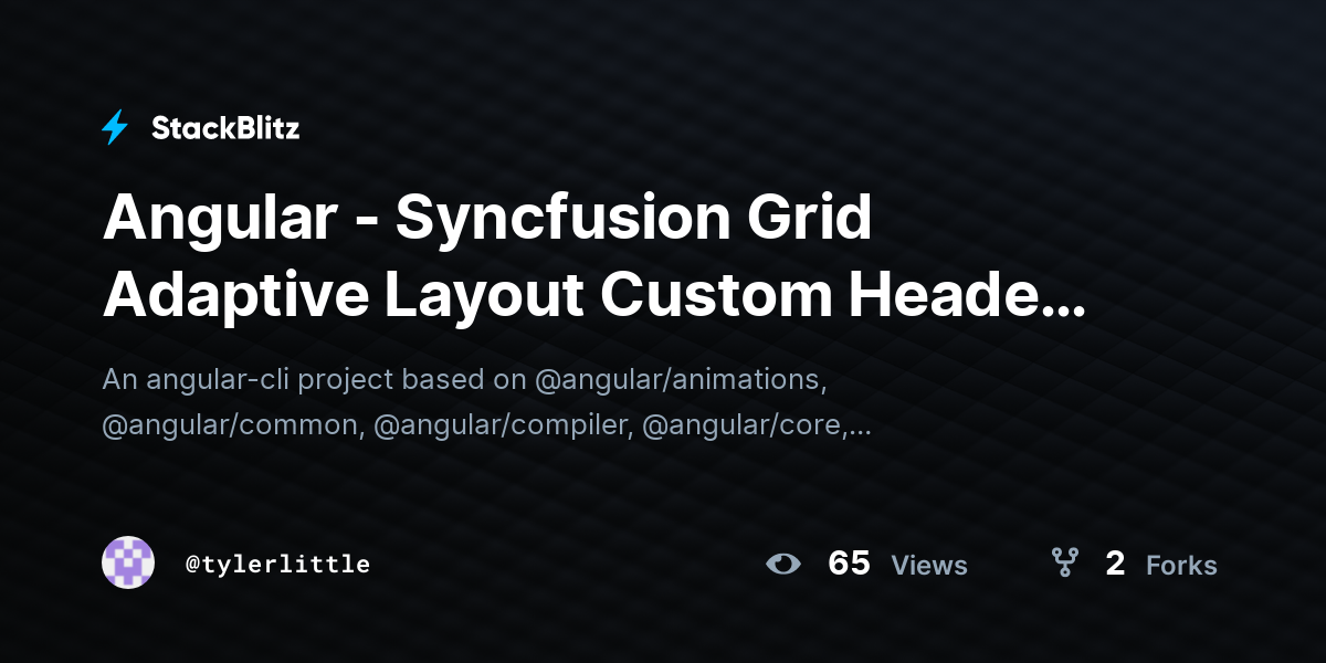 Angular - Syncfusion Grid Adaptive Layout Custom Header Template ...