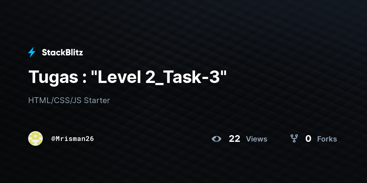 Tugas : "Level 2_Task-3" - StackBlitz