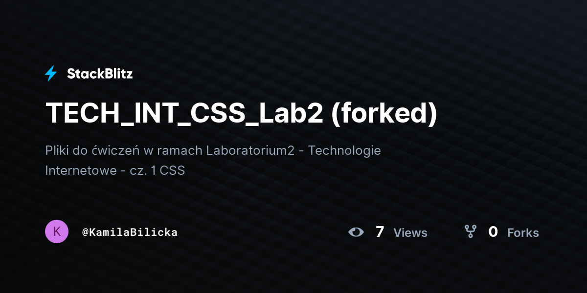 TECH_INT_CSS_Lab2 (forked) - StackBlitz