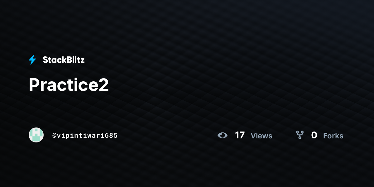 Practice2 - StackBlitz