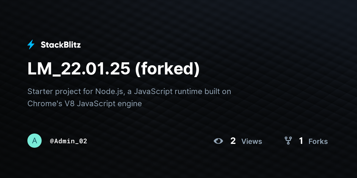 LM_22.01.25 (forked) - StackBlitz